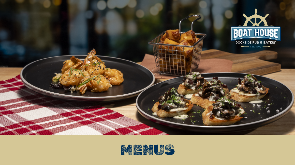 Menus | Boat House Pub & Eatery