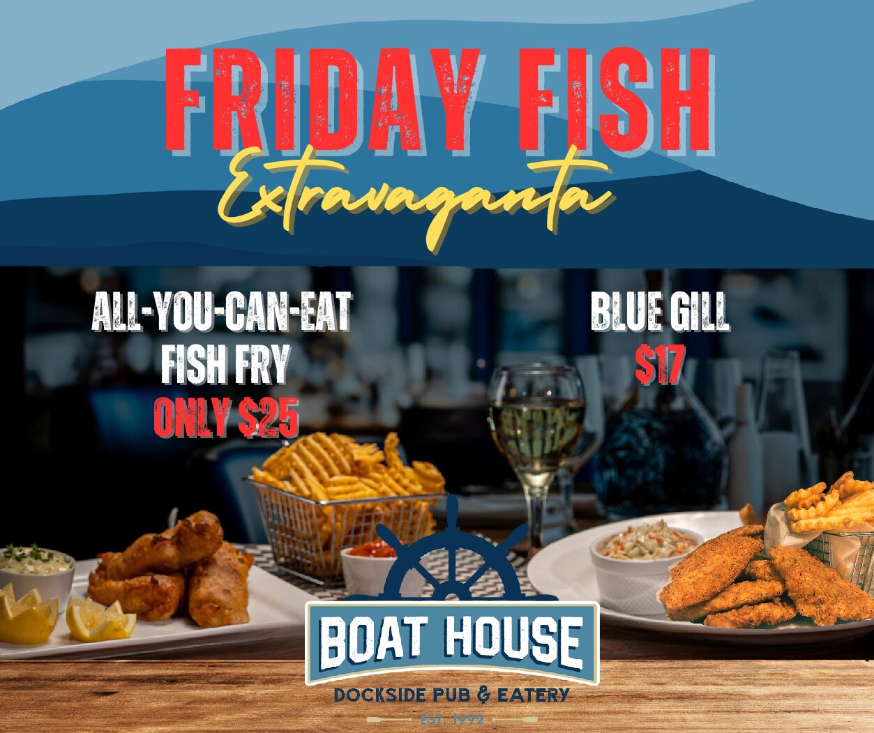 Events from February 5 – February 11 | Boat House Pub & Eatery